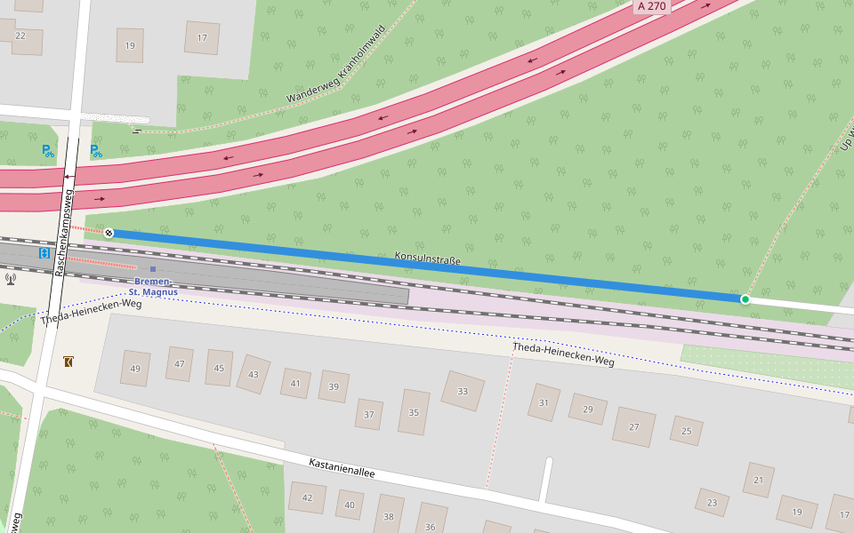 Consul Street Walking And Running Trail - Bremen | Pacer