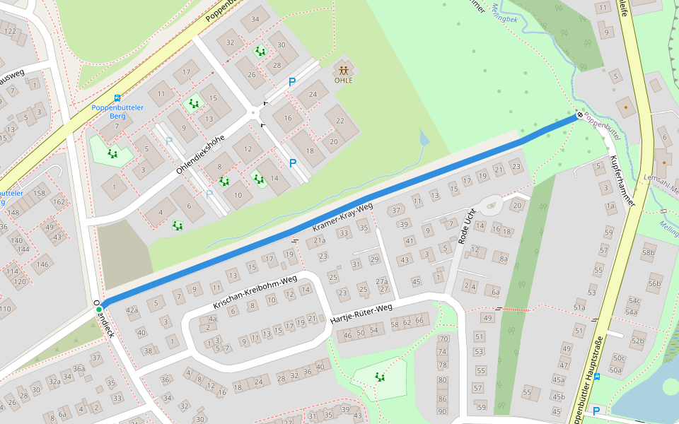 Kramer-Kray-Weg Walking And Running Trail - Hamburg | Pacer