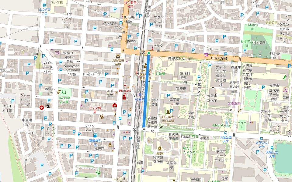 Sakura street Walking And Running Trail - Osaka | Pacer