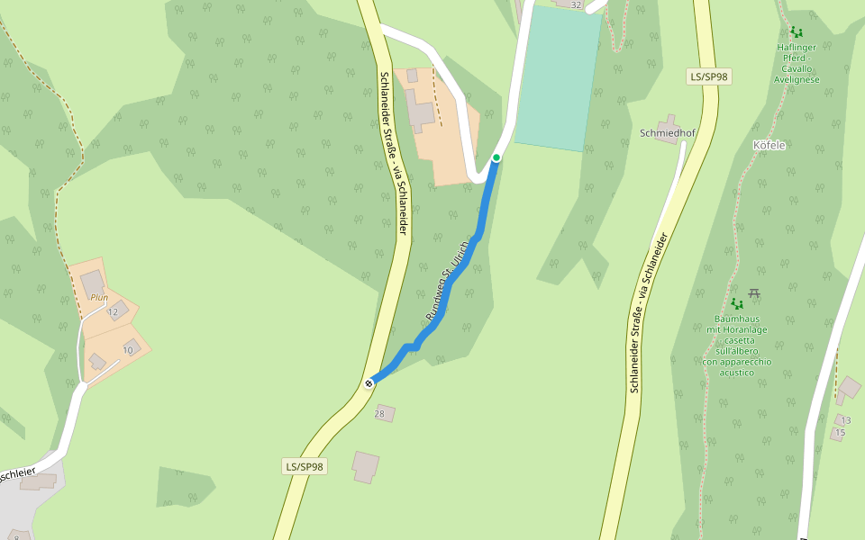 St. Ulrich circular route Walking And Running Trail - Meltina, Trentino ...