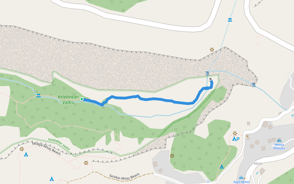 Way to waterfall | Walking Map
