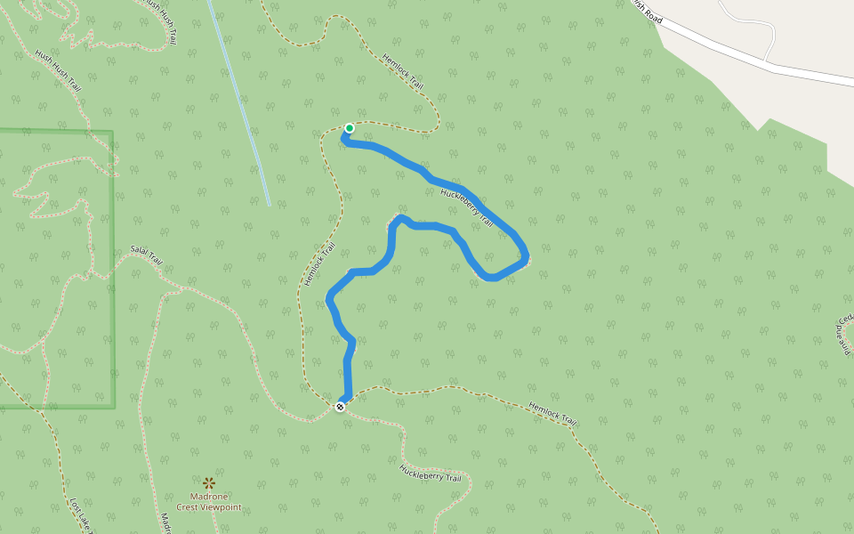 Huckleberry Trail in Washington | Walking Map