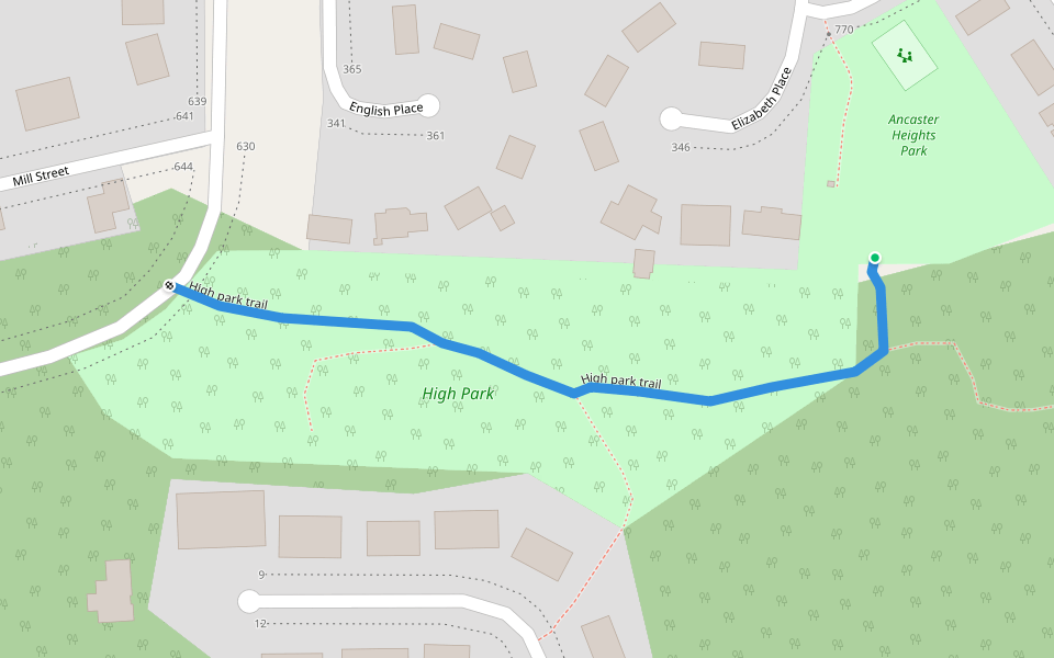 High park trail Walking and Running - Hamilton, Ontario | Pacer