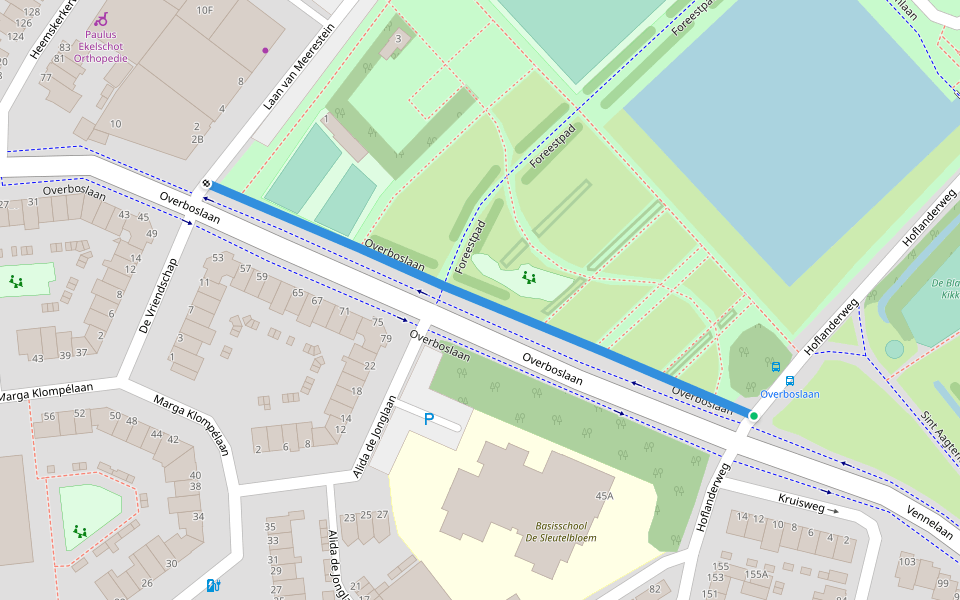 Overboslaan Walking And Running Trail - Beverwijk, Noord-Holland | Pacer