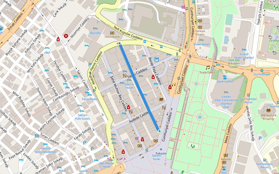 Lamartin Caddesi Walking And Running Trail - İstanbul | Pacer