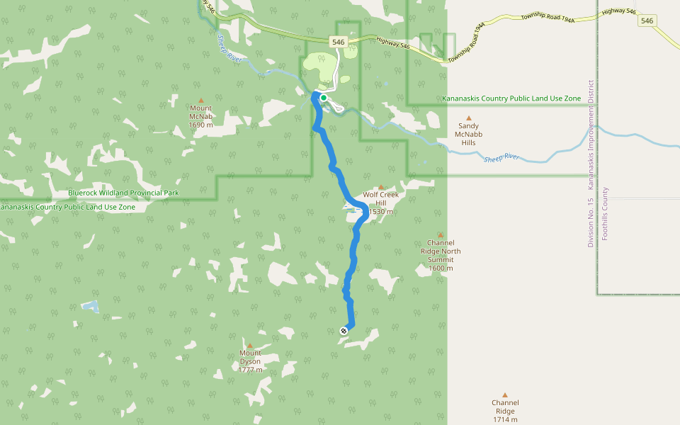 Wolf Creek Trail Hiking - Alberta | Pacer