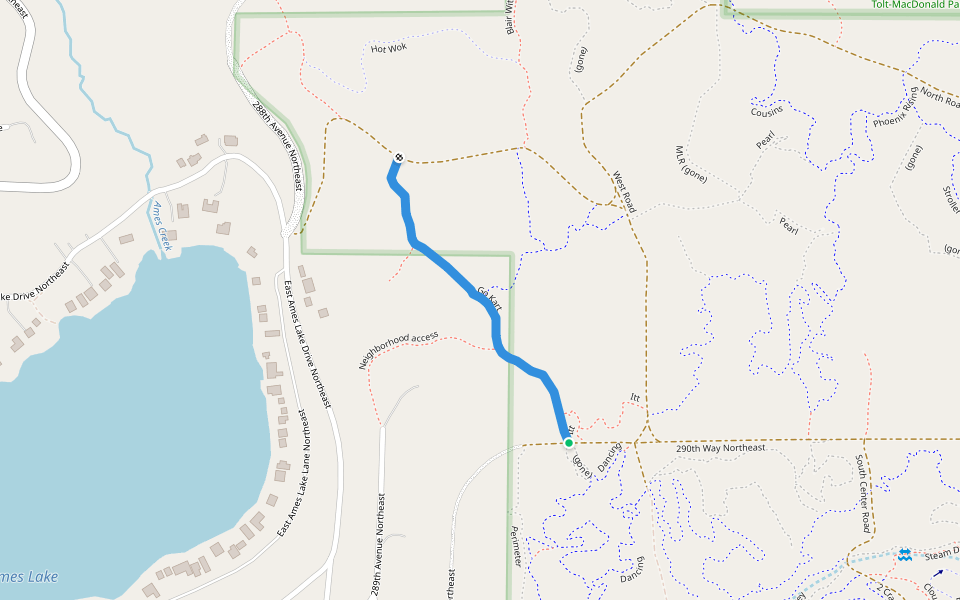 Go Kart Walking And Running Trail - Redmond, Washington | Pacer