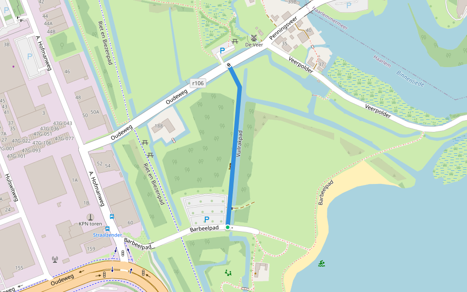 Vuilrakpad in Noord-Holland | Walking Map