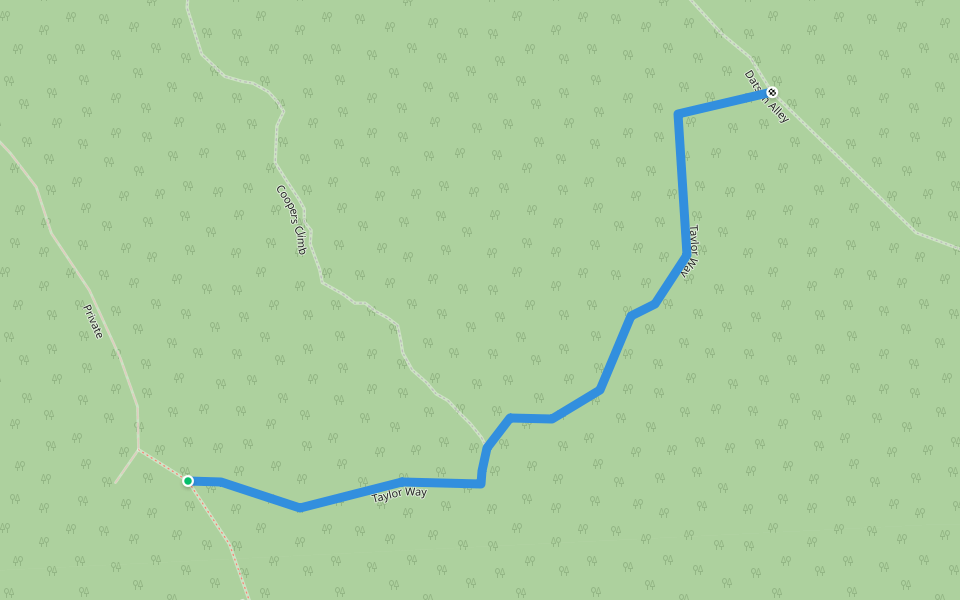 Taylor Way in British Columbia | Walking Map