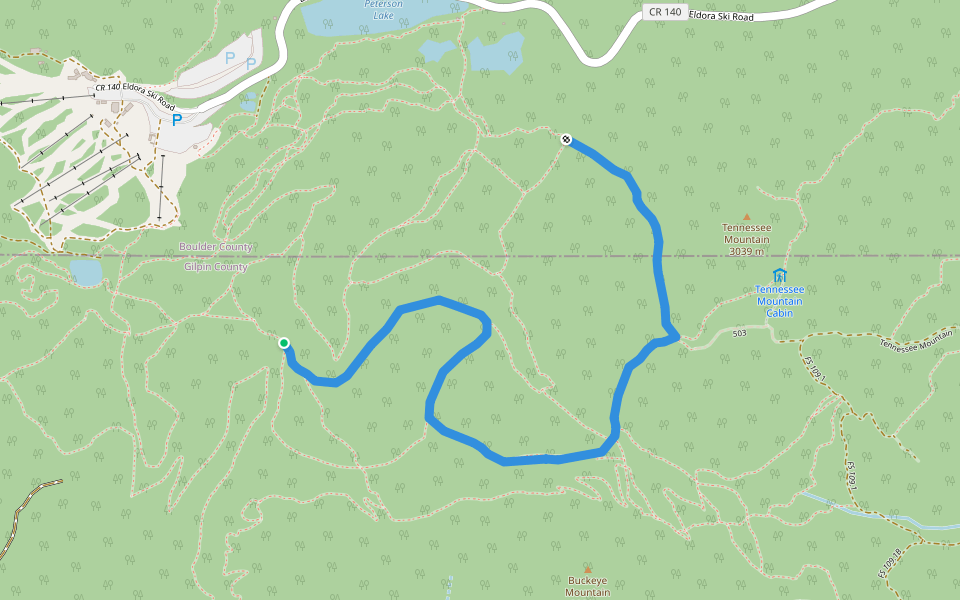 Rising Sun in Colorado | Walking Map