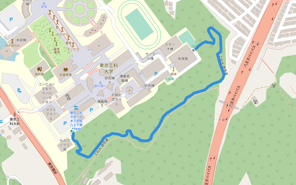 University of Technology promenade Hiking Trail - Hachioji, Tokyo | Pacer