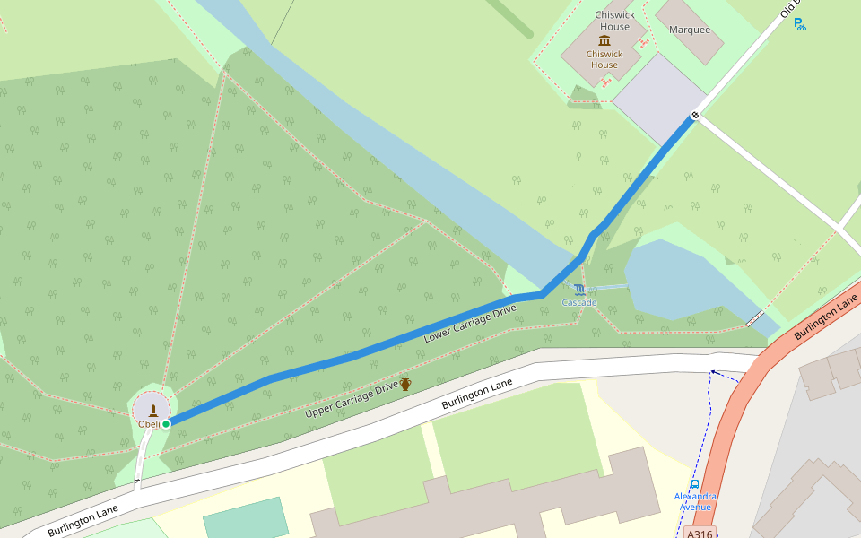 Lower Carriage Drive Walking And Running Trail - London, England | Pacer