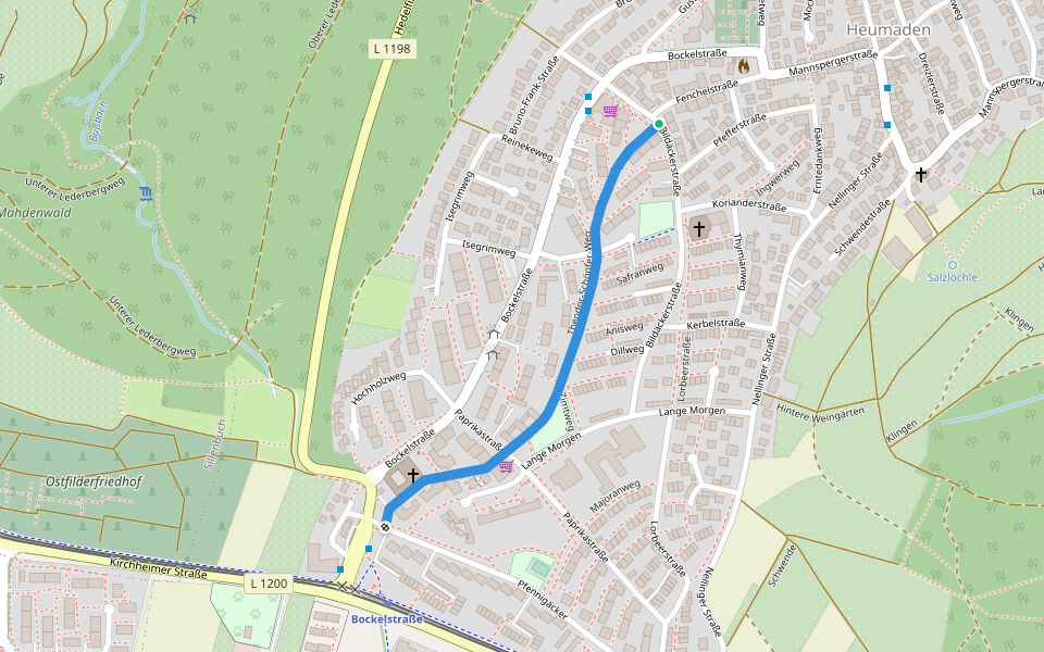 Theodor Creator Way in Baden-Württemberg | Walking Map