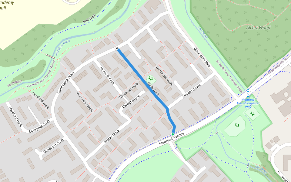 Wells Walk in England | Walking Map