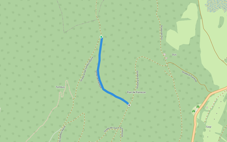 Senter de Pianezze | Walking Map