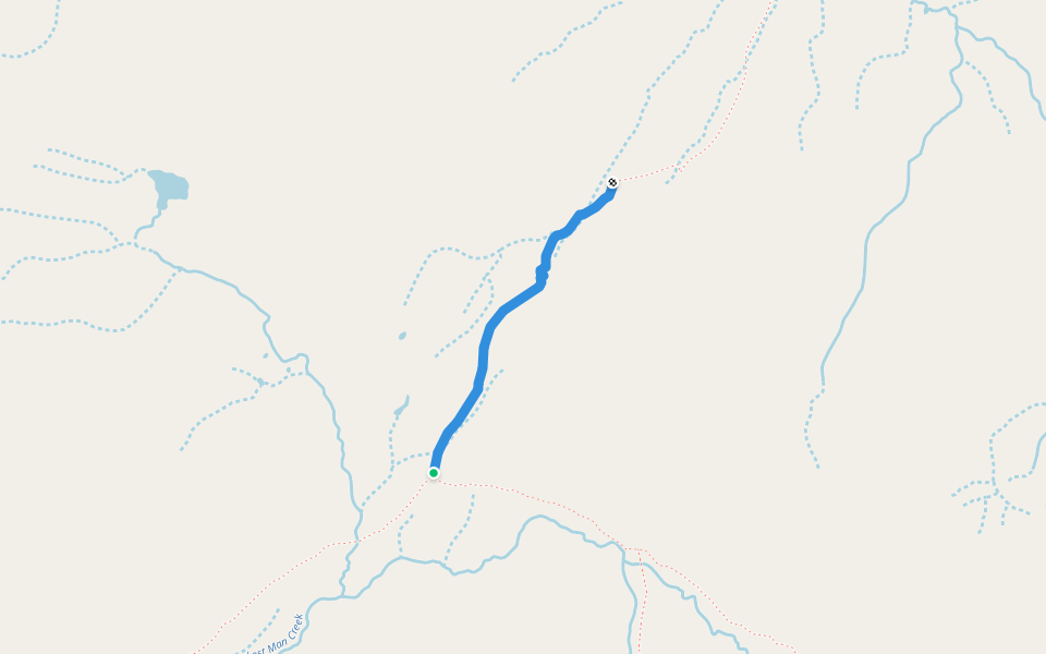 South Fork Pass in Colorado | Walking Map