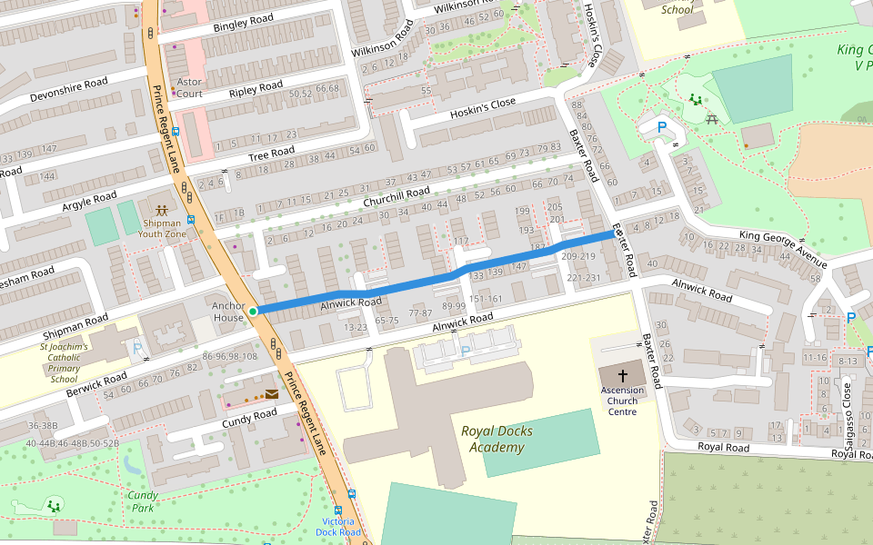 Alnwick Road Walking and Running - London, England | Pacer