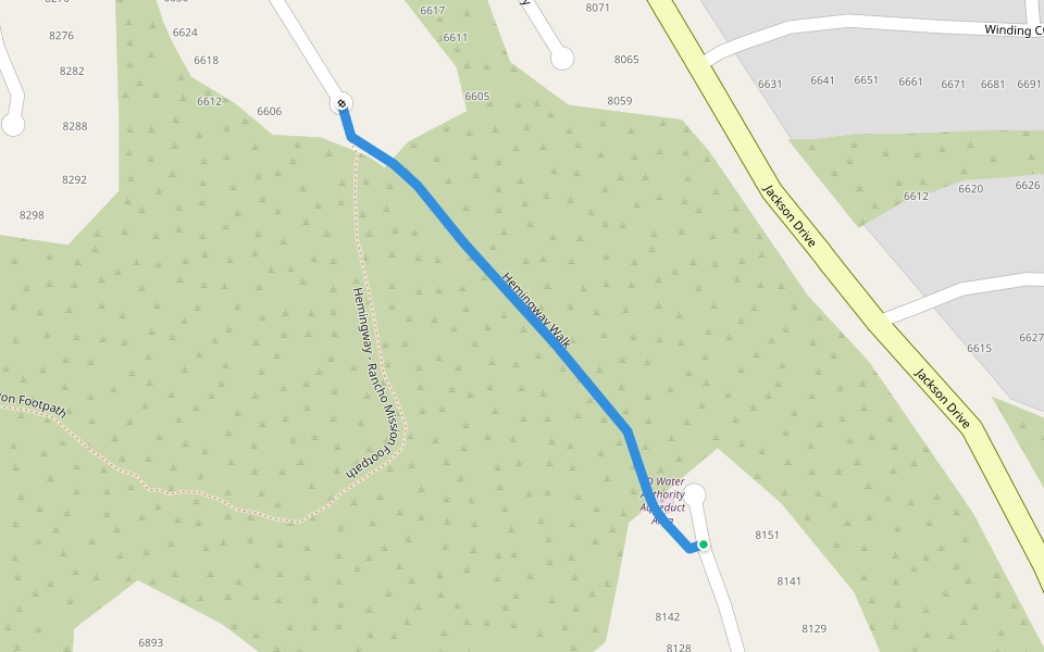 Hemingway Walk in California | Walking Map