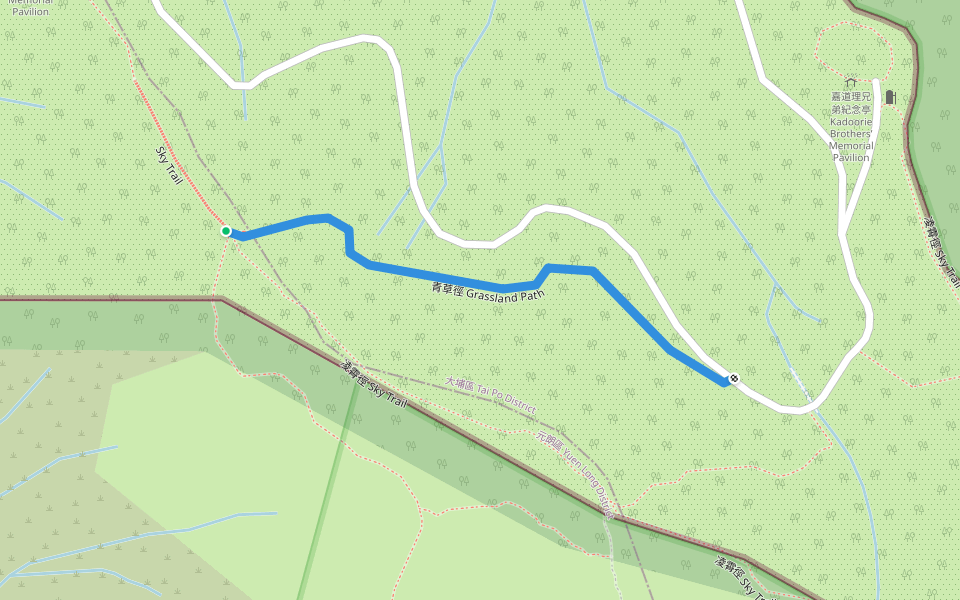 Grassland Path Walking And Running Trail - Hong Kong, New Territories ...