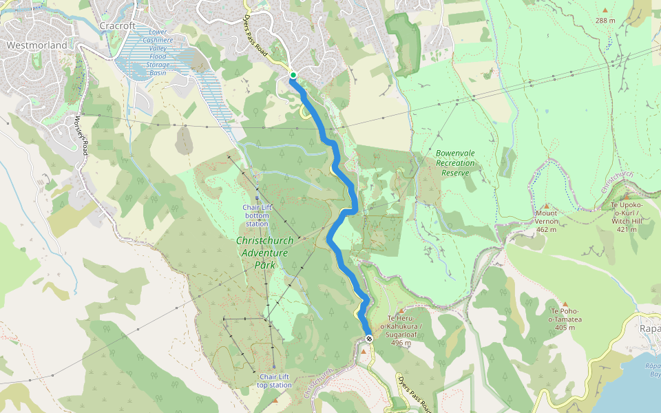 Harry Ell Walkway in Canterbury | Walking Map