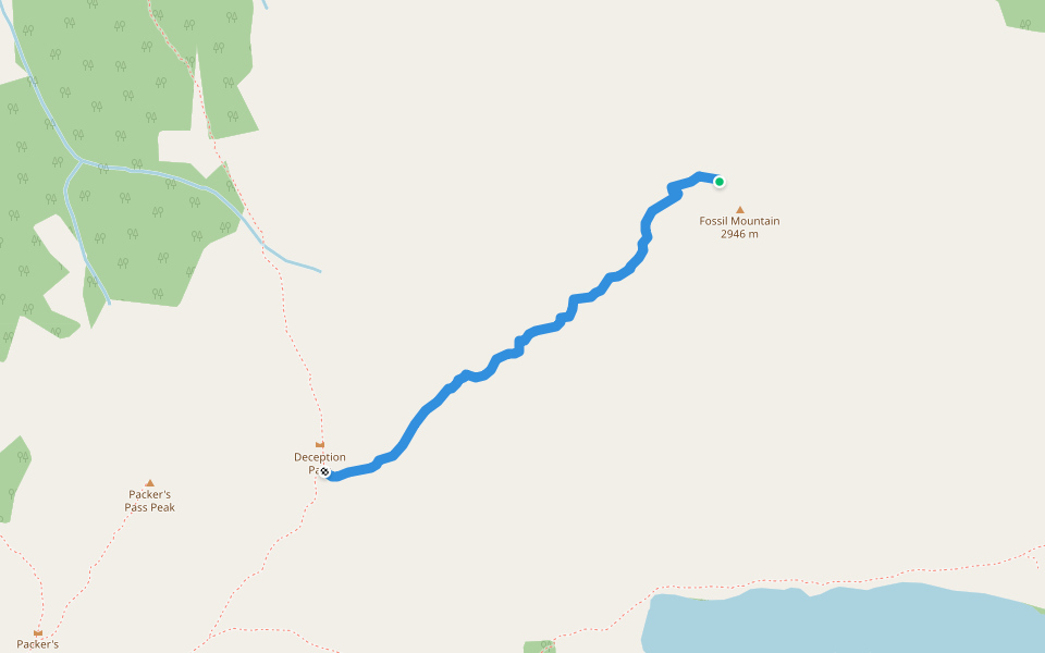 Fossil Mountain Route Walking And Running Trail - Alberta | Pacer