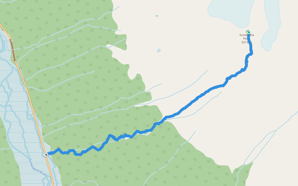 Sunwapta Peak Route Walking And Running Trail - Cadomin, Alberta | Pacer