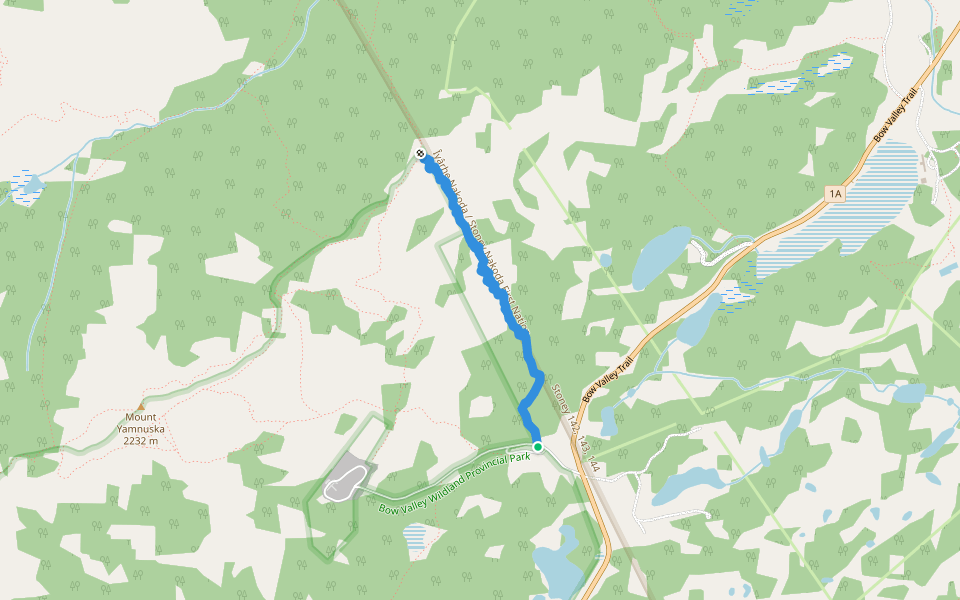 Shortcut Route Hiking Trail - Seebe, Alberta | Pacer