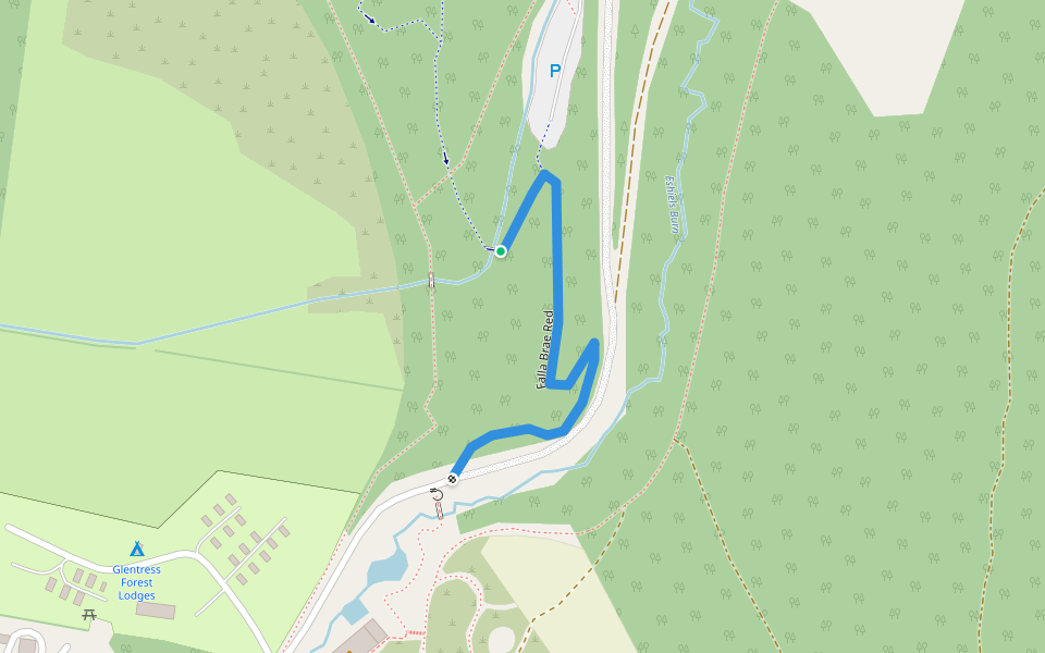 Falla Brae Red Walking And Running Trail - Scotland | Pacer
