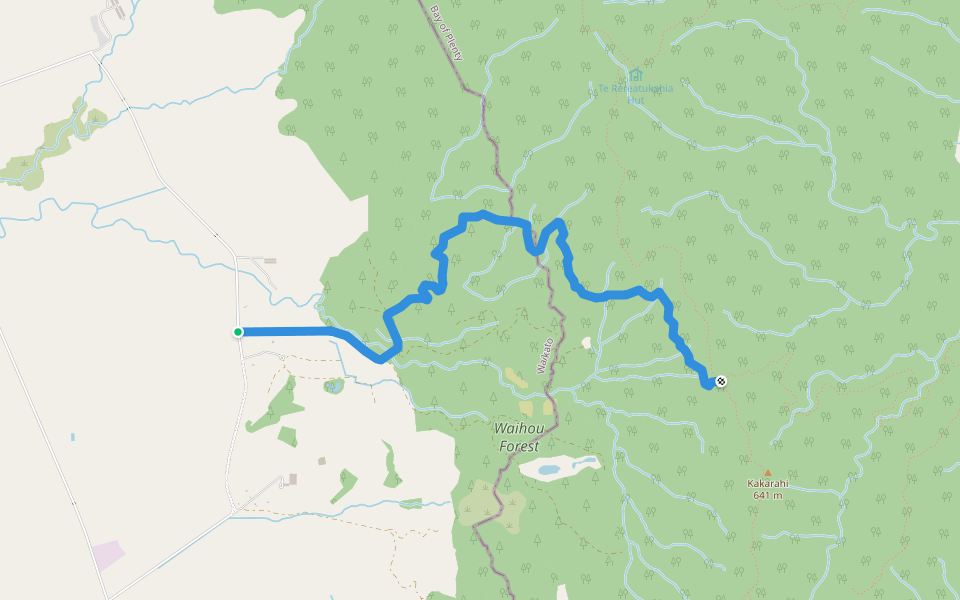 Tuahu Track in Waikato | Walking Map