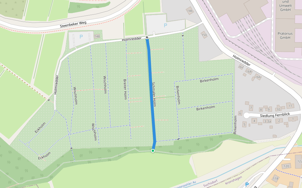 Narrow spar in Schleswig-Holstein | Walking Map
