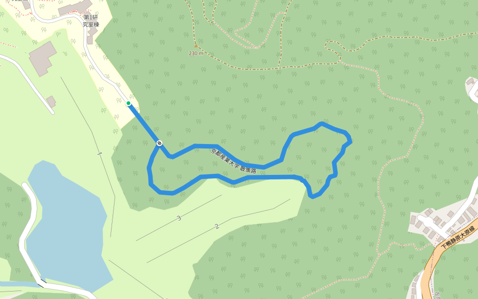 Kyoto Sangyo University walking path Trail | Pacer