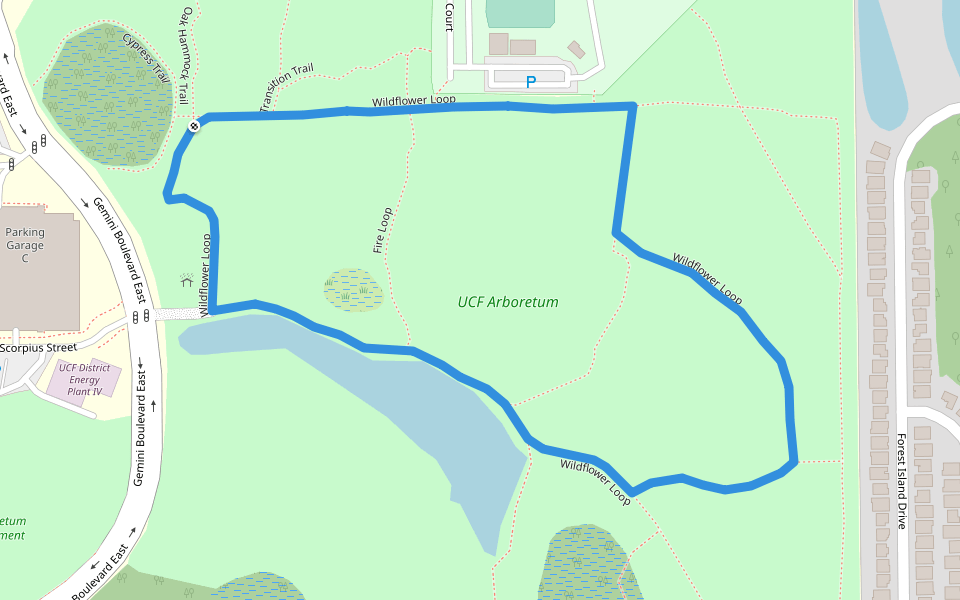 Wildflower Loop Walking And Running Trail - Orlando, Florida | Pacer