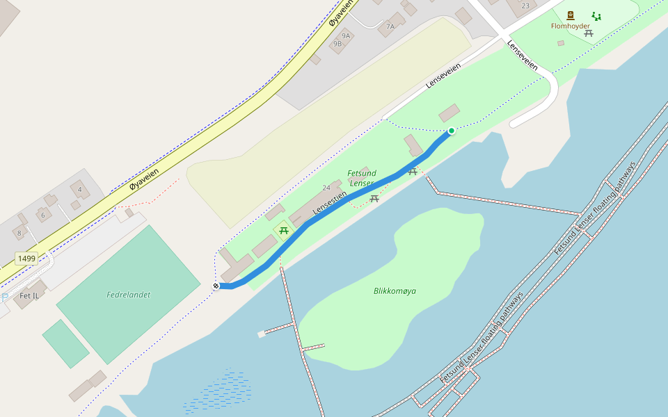 Lensestien Walking And Running Trail - Fetsund, Viken | Pacer