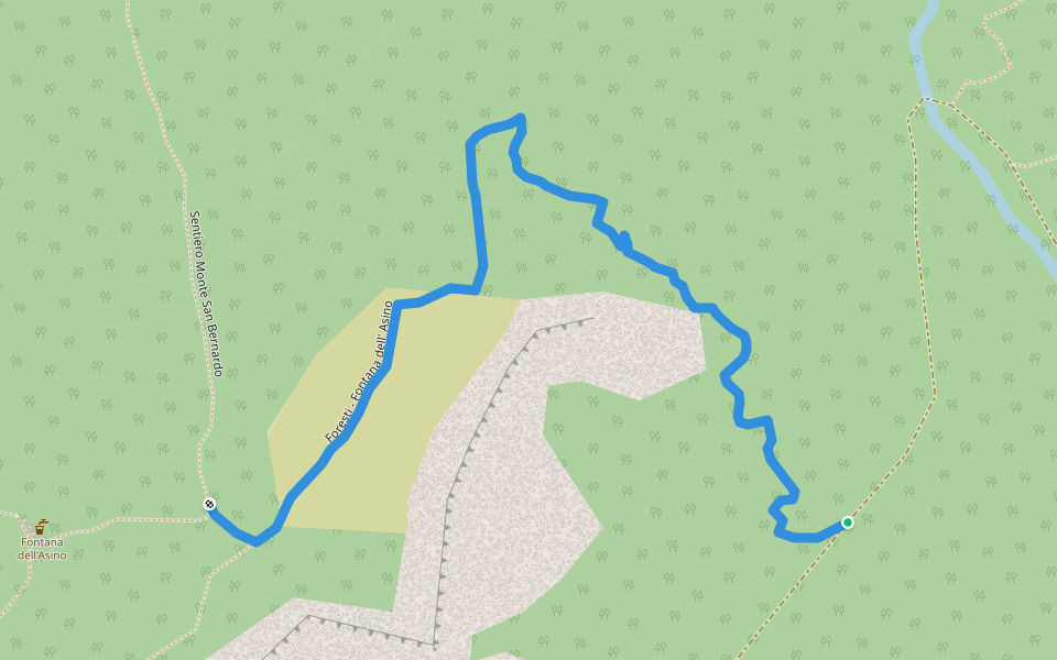 Foresti - Donkey Fountain | Walking Map