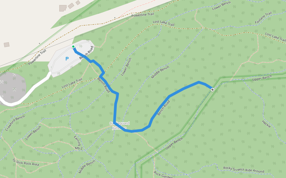 Bench Road in British Columbia | Walking Map