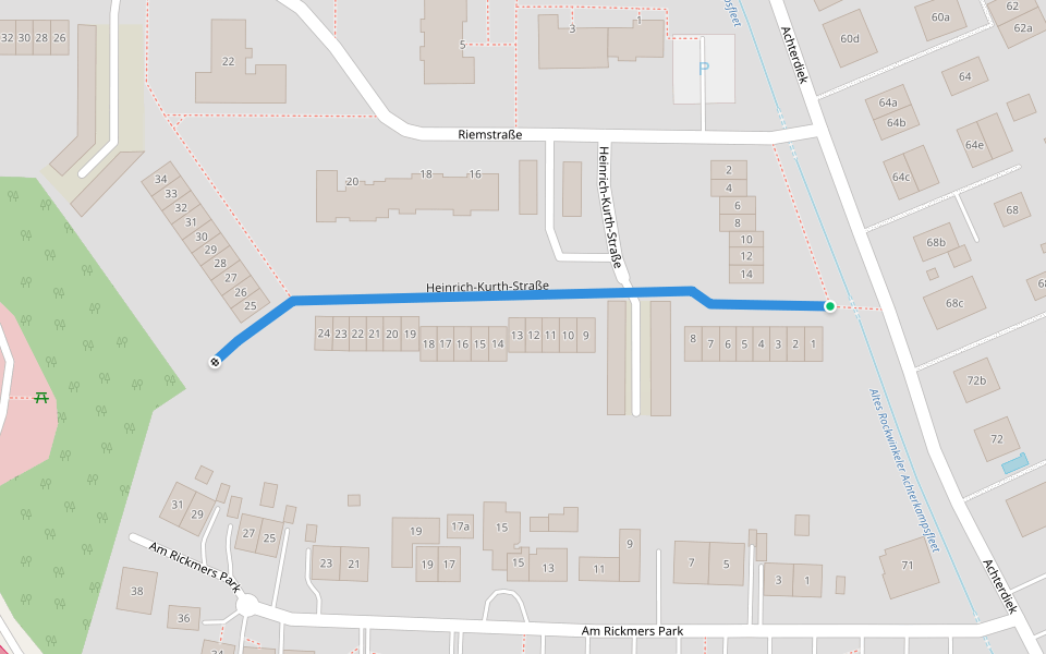 Heinrich Kurth Street Walking And Running Trail - Bremen | Pacer
