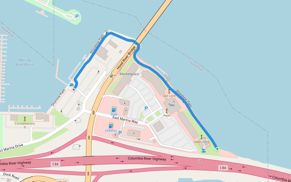 Shoreline Path in Oregon | Walking Map