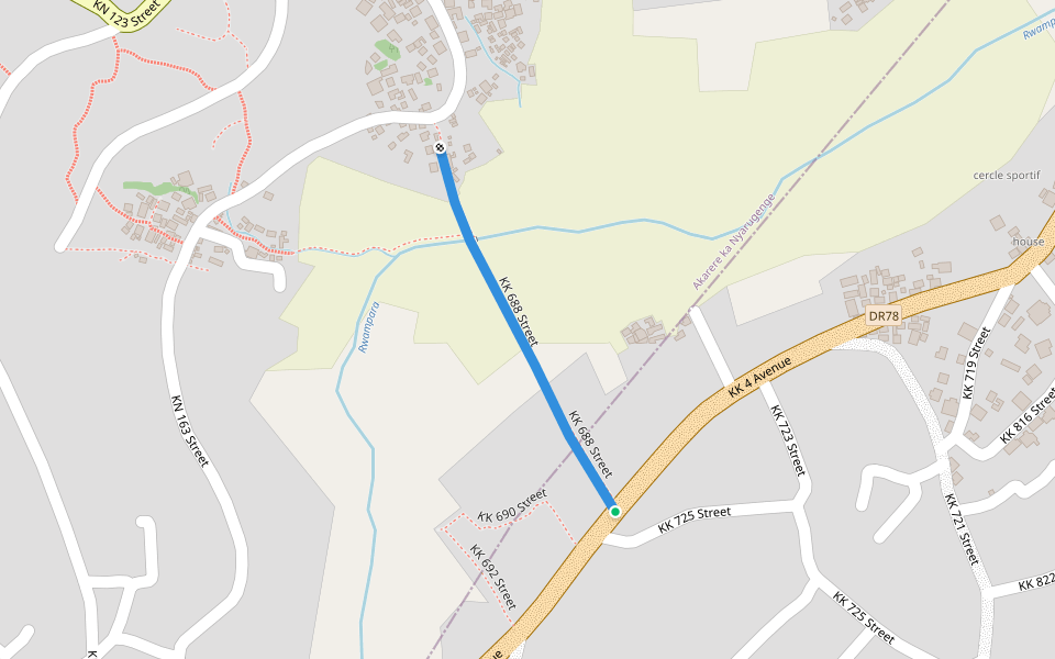 KK 688 Street Walking And Running Trail - Kigali, Kigali City | Pacer