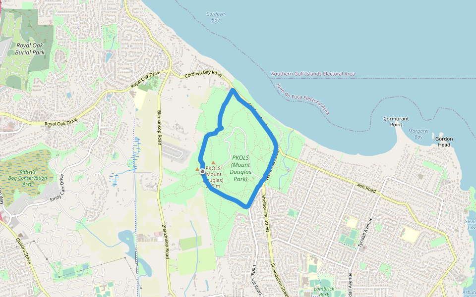 Whittaker in British Columbia | Walking Map