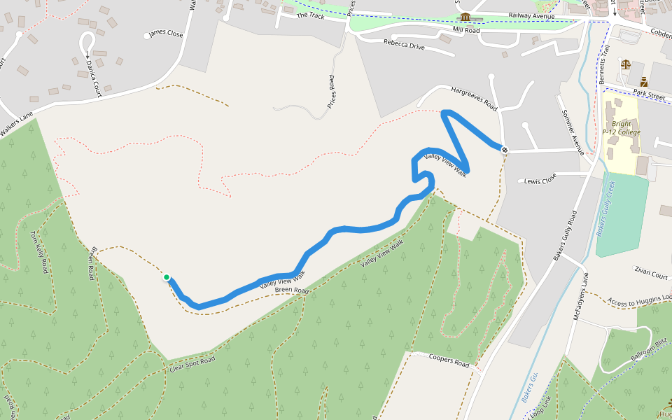 Valley View Walk Trail - Bright, Victoria | Pacer