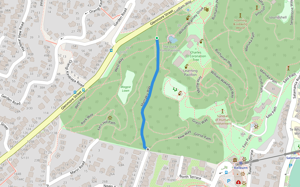 Mamaku Way in Wellington | Walking Map