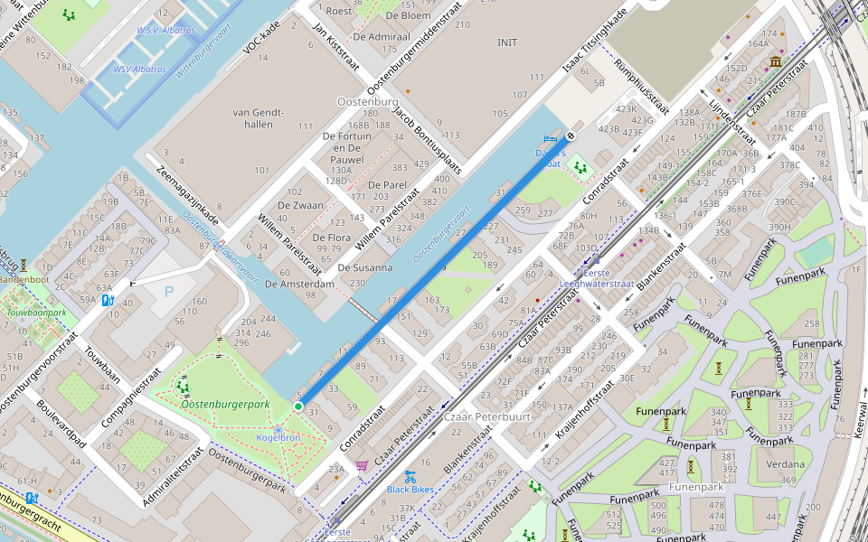 Oostenburgerkade Walking And Running Trail - Amsterdam, Noord-Holland ...