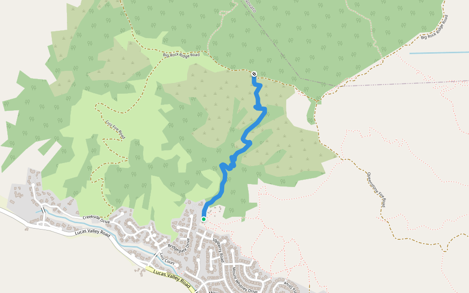 Goat Trail in California | Walking Map