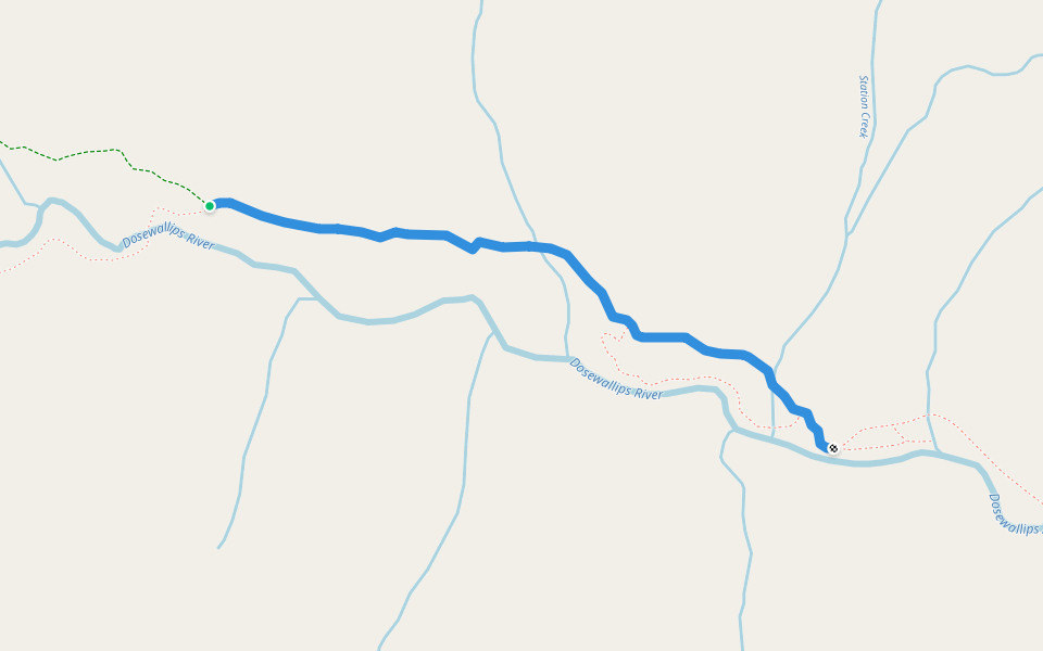 Dosewallips River Trail | Walking Map