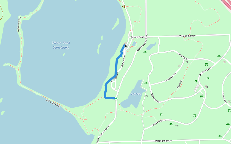 Orange Trail Walking and Running - Indianapolis, Indiana | Pacer