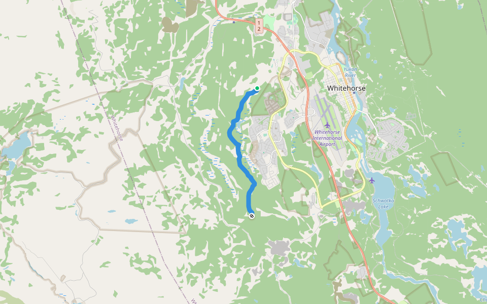 Porcupine ridge Walking And Running Trail - Whitehorse, Yukon | Pacer