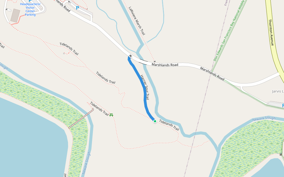 Harrier Spur Trail in California | Walking Map