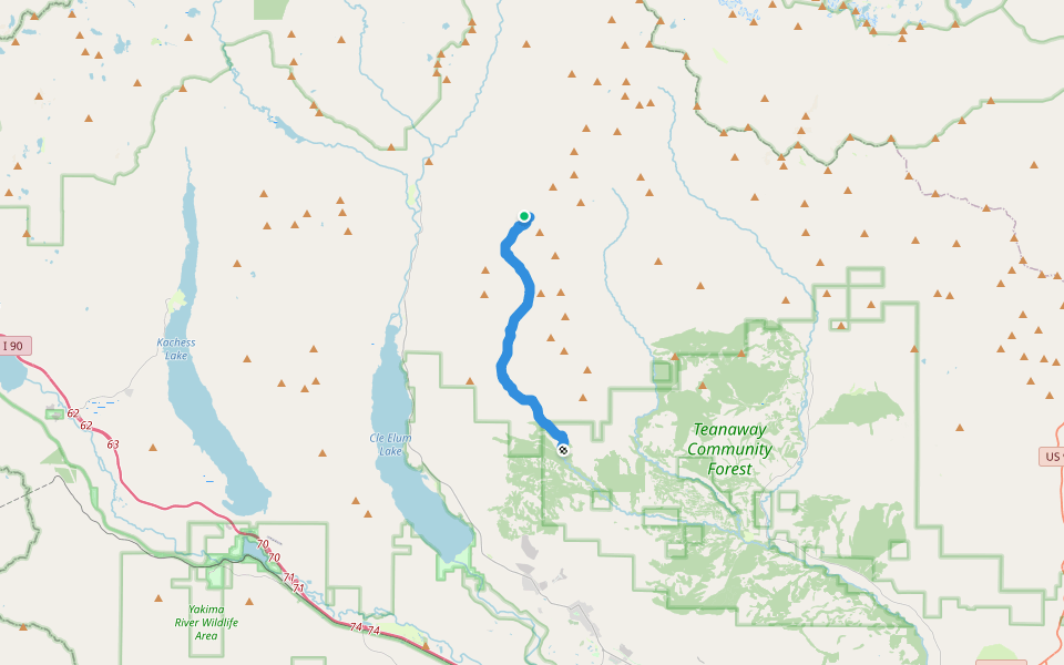 West Fork Teanaway Trail Hiking - Driftwood Acres, Washington | Pacer