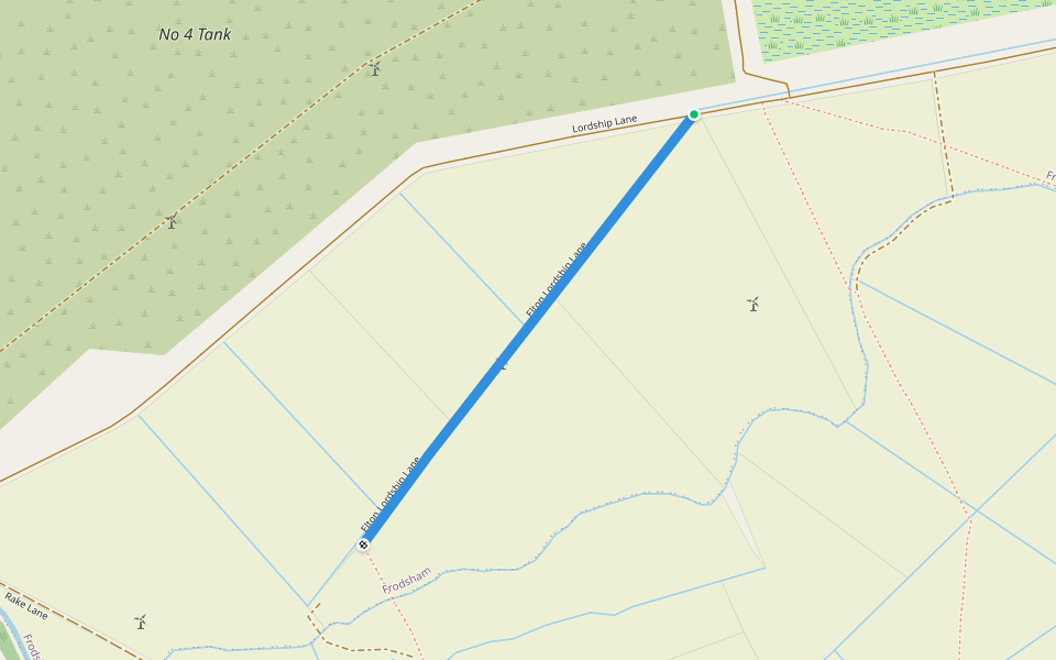 Elton Lordship Lane | Walking Map