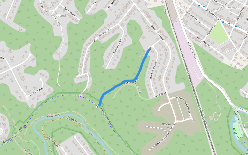 Brunswick Trail in Virginia | Walking Map